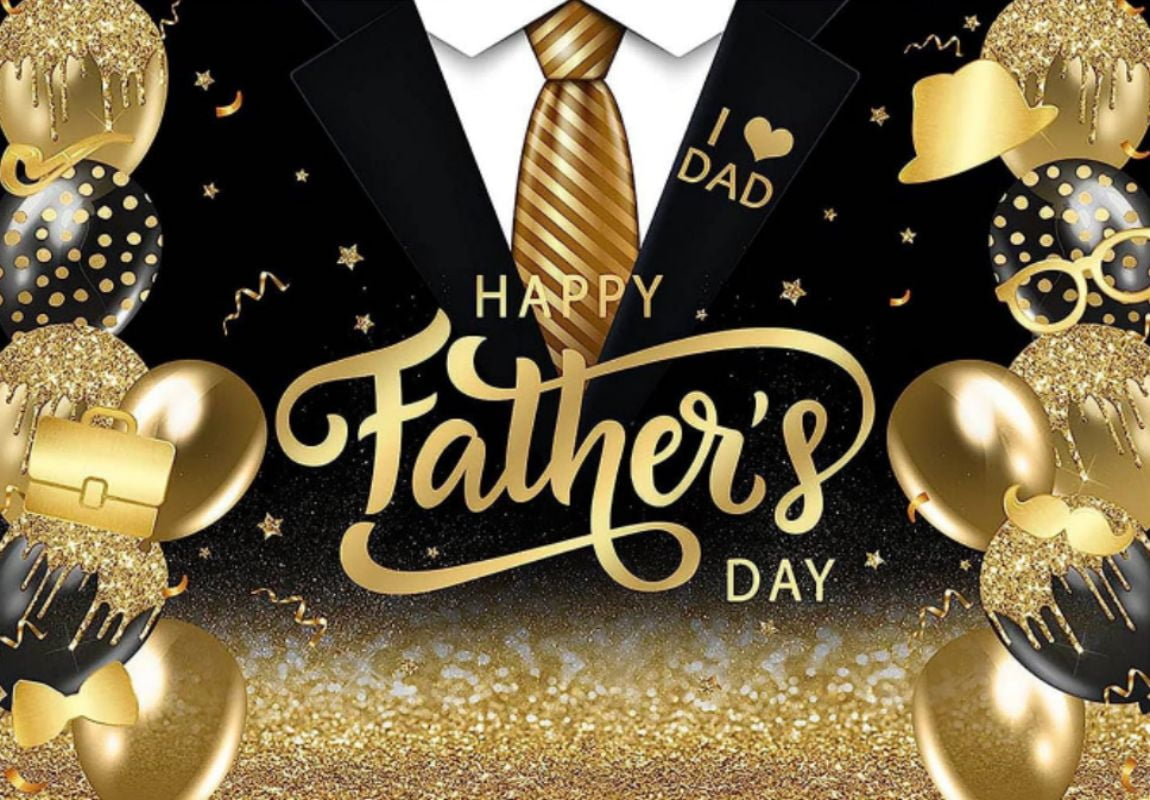 Happy Father's Day Backdrop I Love Dad Party rations Family Thank Daddy ...