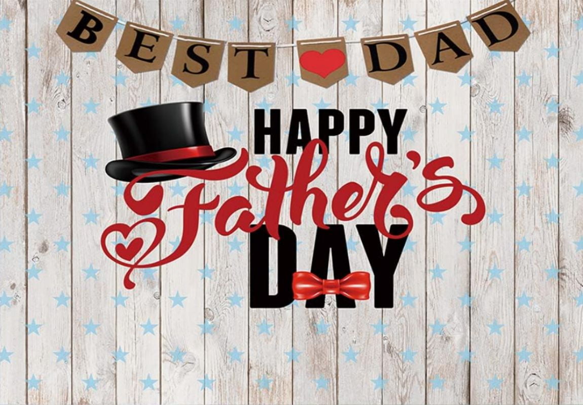 Happy Father's Day Backdrop I Love Dad Party rations Family Thank Daddy ...