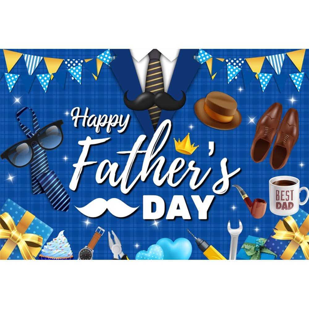 Happy Father's Day Backdrop Photography r Family Photo Booth Thank You ...