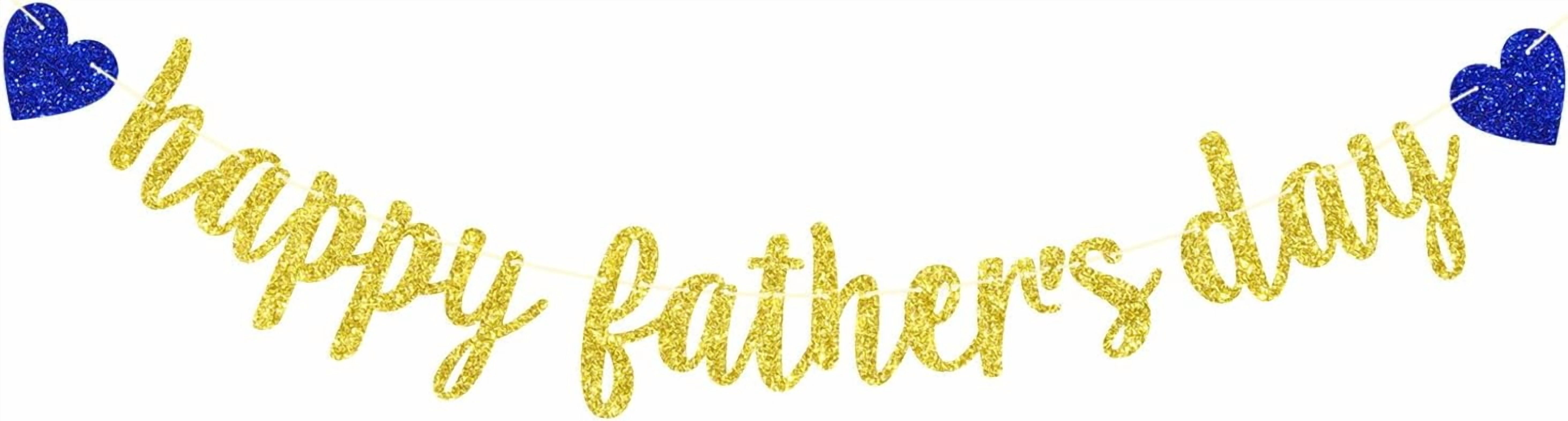 Happy Father's Day Banner Father's Day Party Decorations Supplies ...