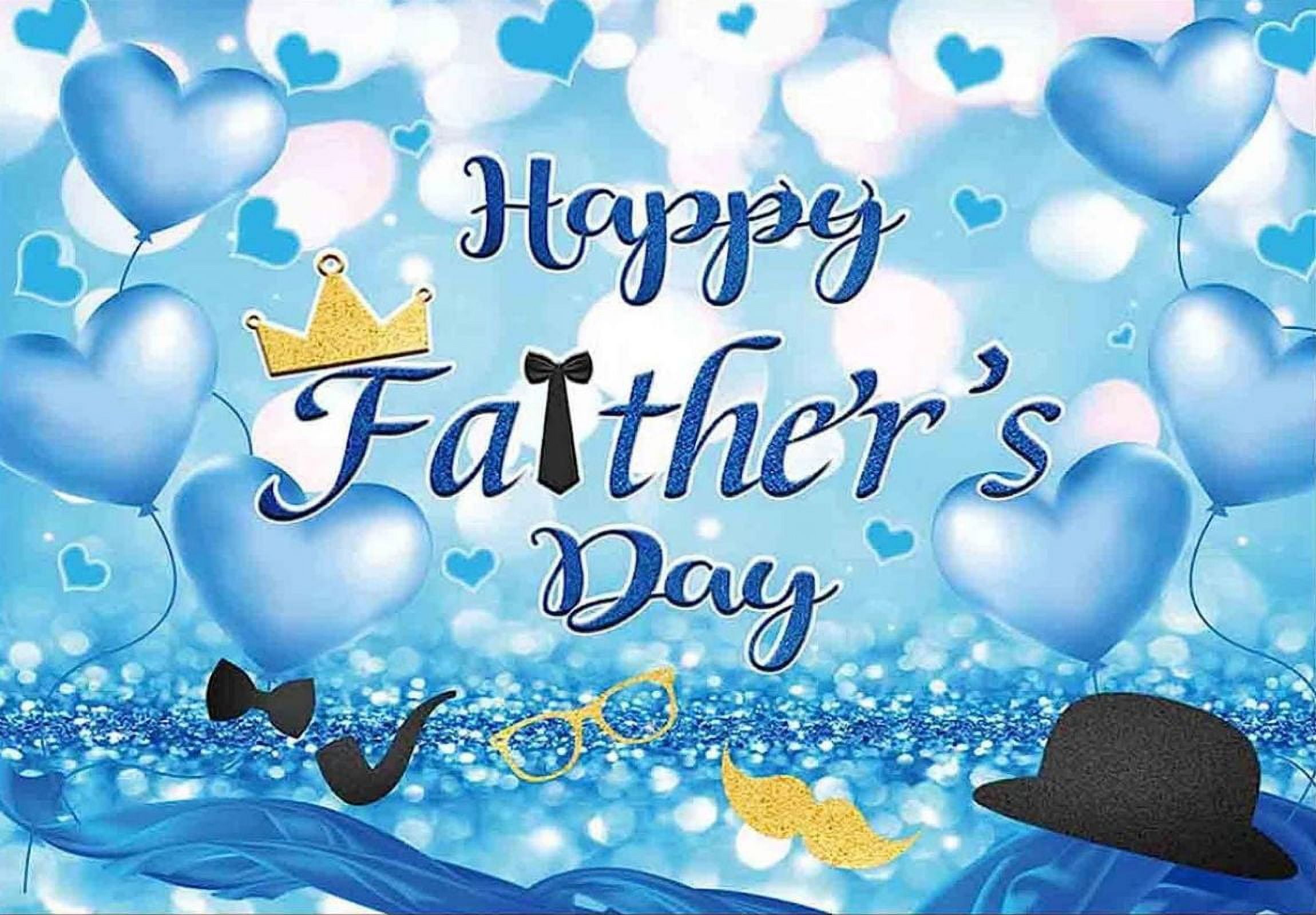 Happy Father's Day Banner rations Black Backdrop for Photography Father ...
