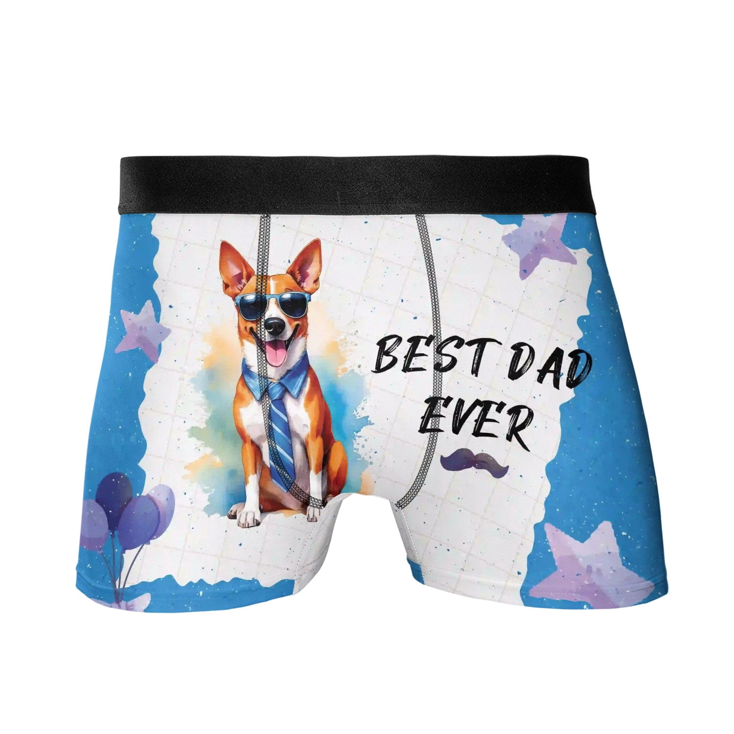 Happy Father's Day Best Basenji Cool Dad Ever All Over Print Boxer ...