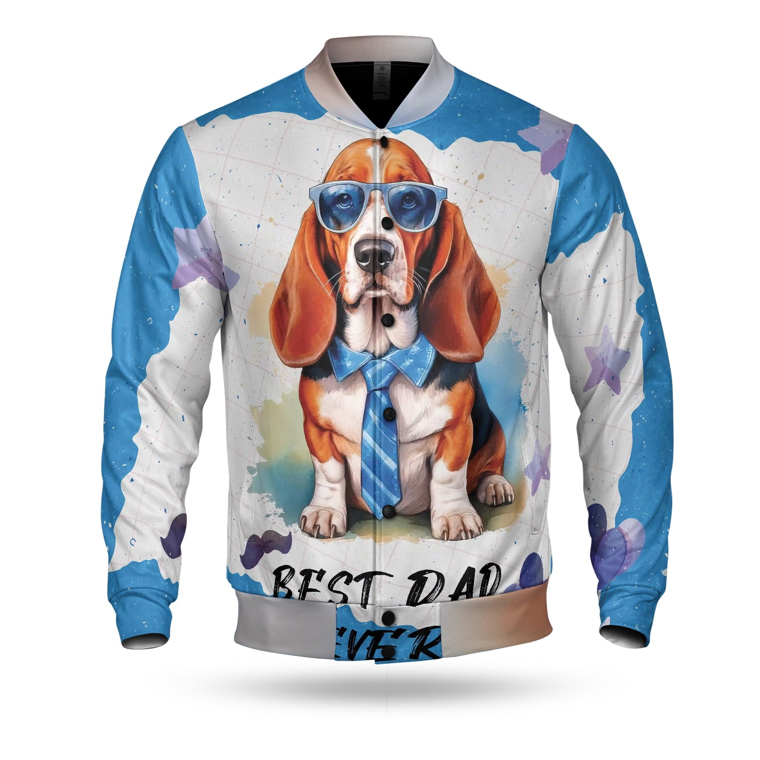 Happy Father's Day Best Basset Hound Cool Dad Ever All Over Print 3D ...