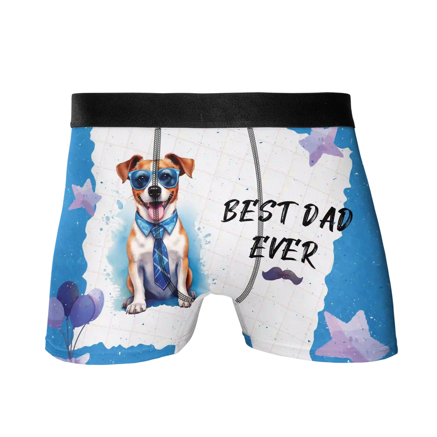 Happy Father's Day Best Jack Russell Terrier Cool Dad Ever All Over Print Boxer Briefs Underwear ...