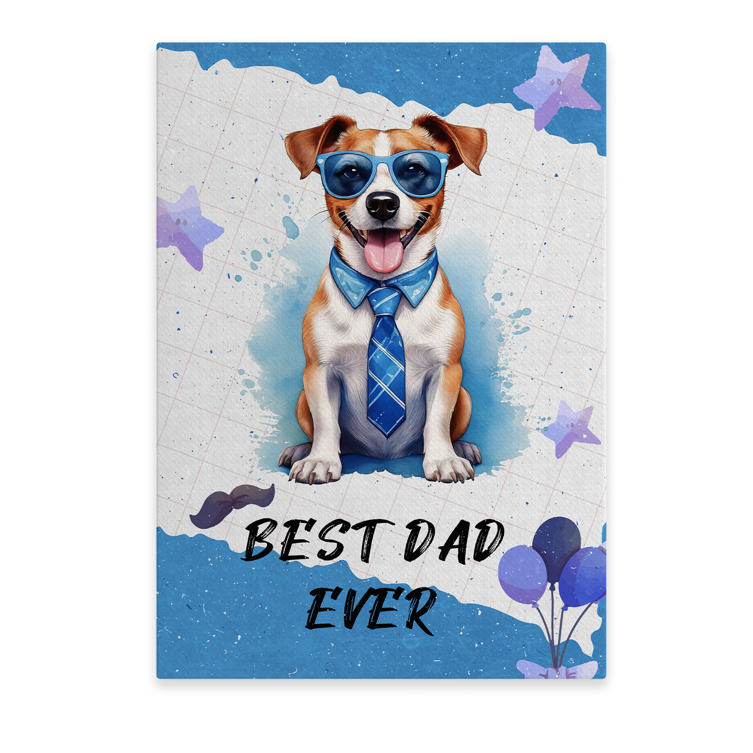 Happy Father's Day Best Jack Russell Terrier Cool Dad Ever Vertical ...