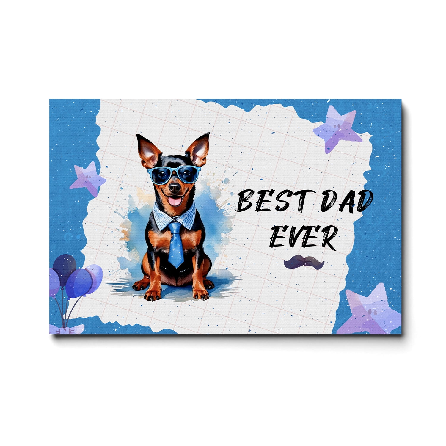 Happy Father's Day Best Miniature Pinscher Cool Dad Ever Horizontal ...