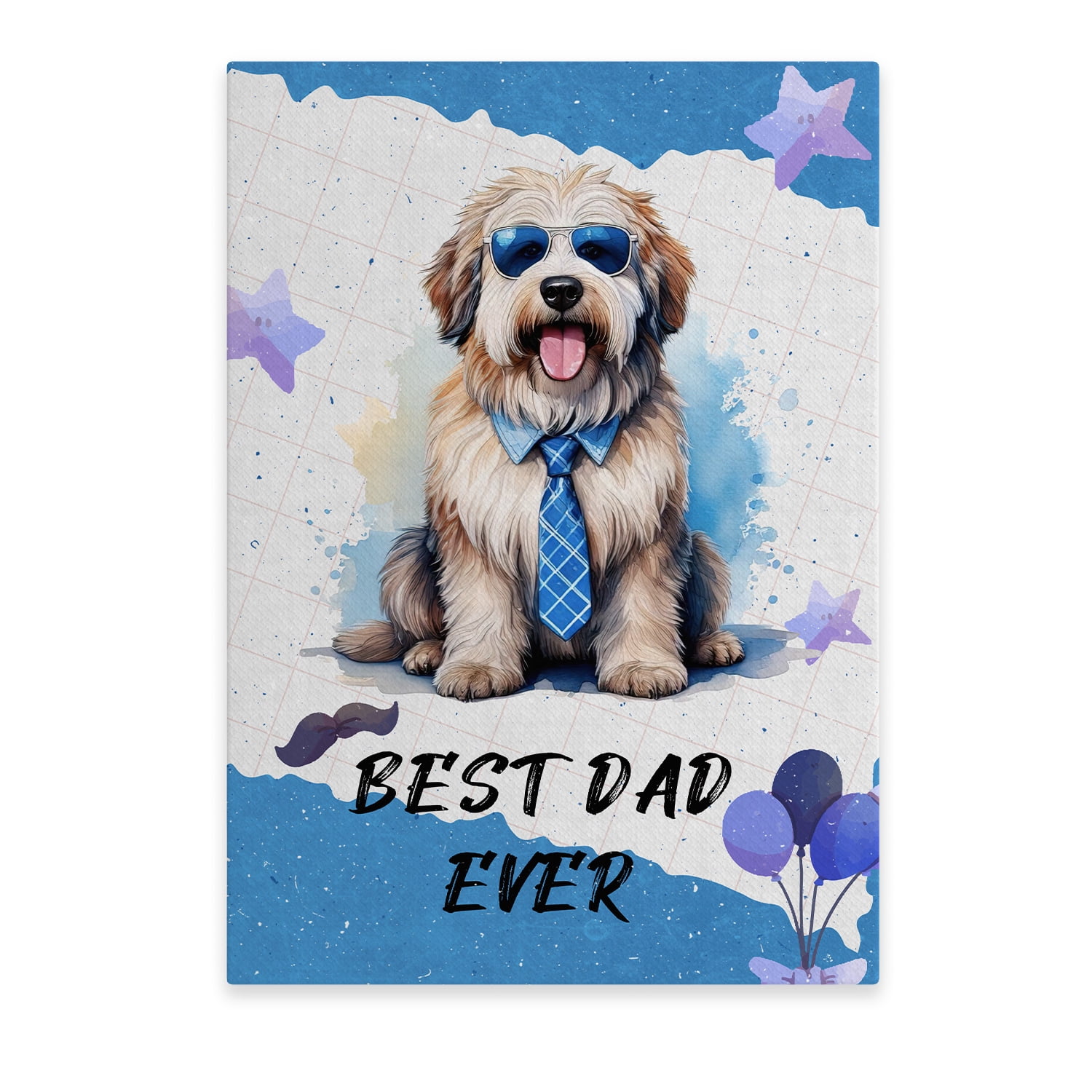 Happy Father's Day Best Old English Sheepdog Cool Dad Ever Vertical ...