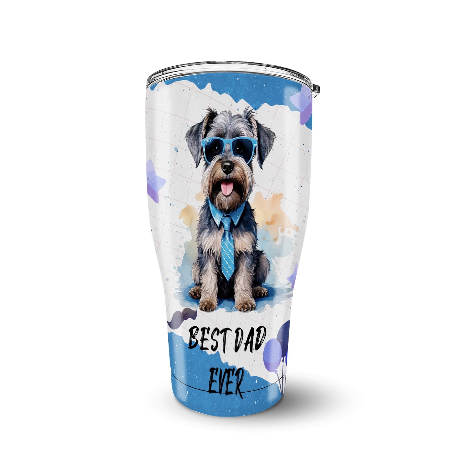 Happy Father's Day Best Schnauzer Cool Dad Ever 30oz Stainless Steel ...
