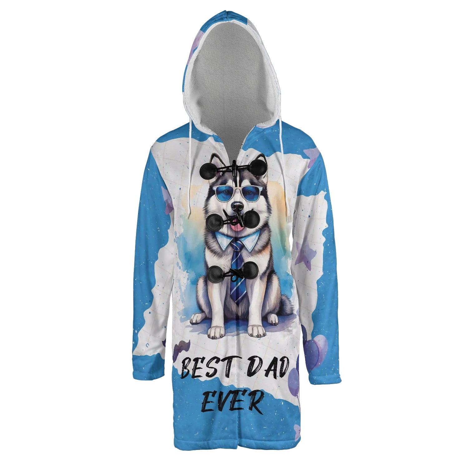 Happy Father's Day Best Siberian Husky Cool Dad Ever All Over Print 3D ...