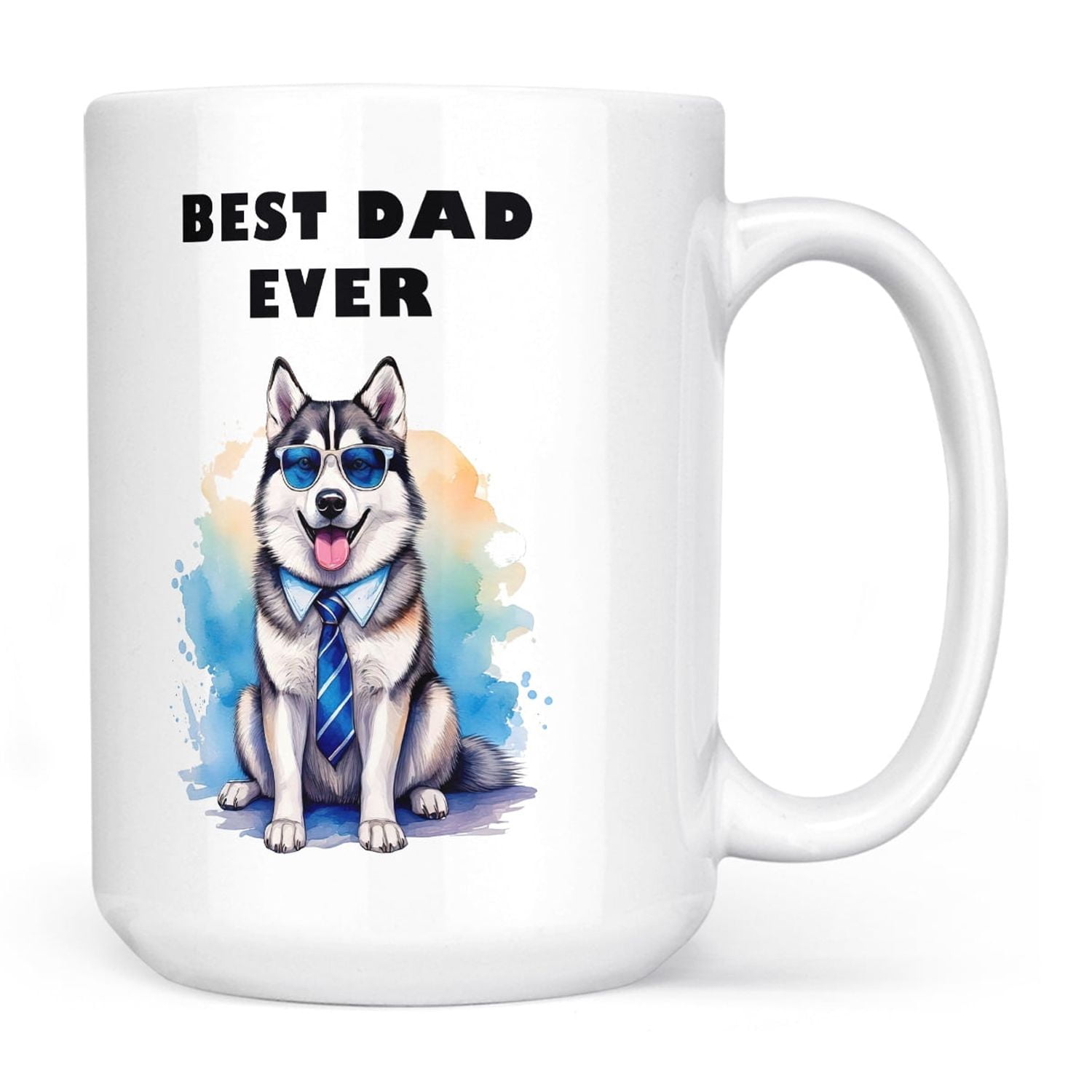 Happy Father's Day Best Siberian Husky Cool Dad Ever Mug Husky Dog ...