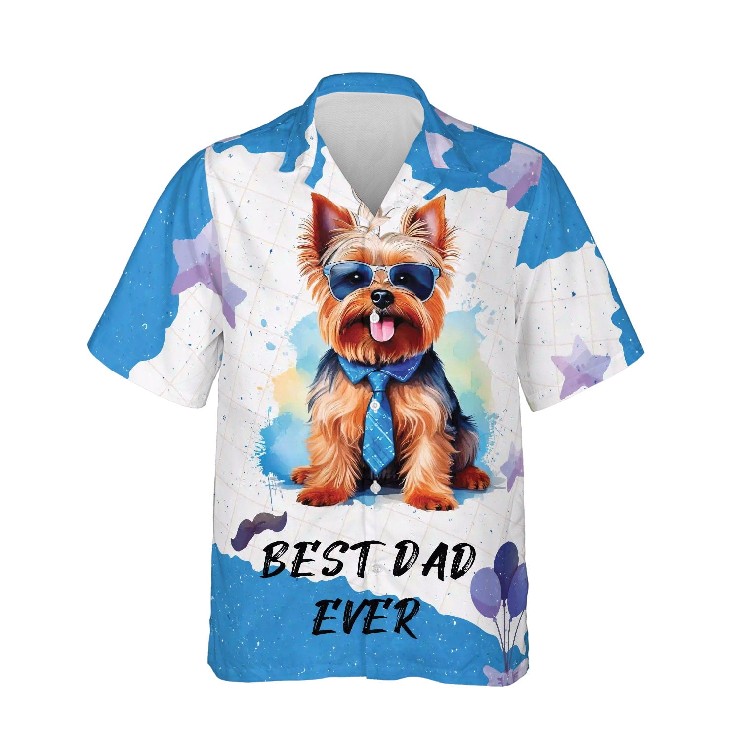 Happy Father's Day Best Yorkshire Terrier Cool Dad Ever Hawaiian Shirt ...