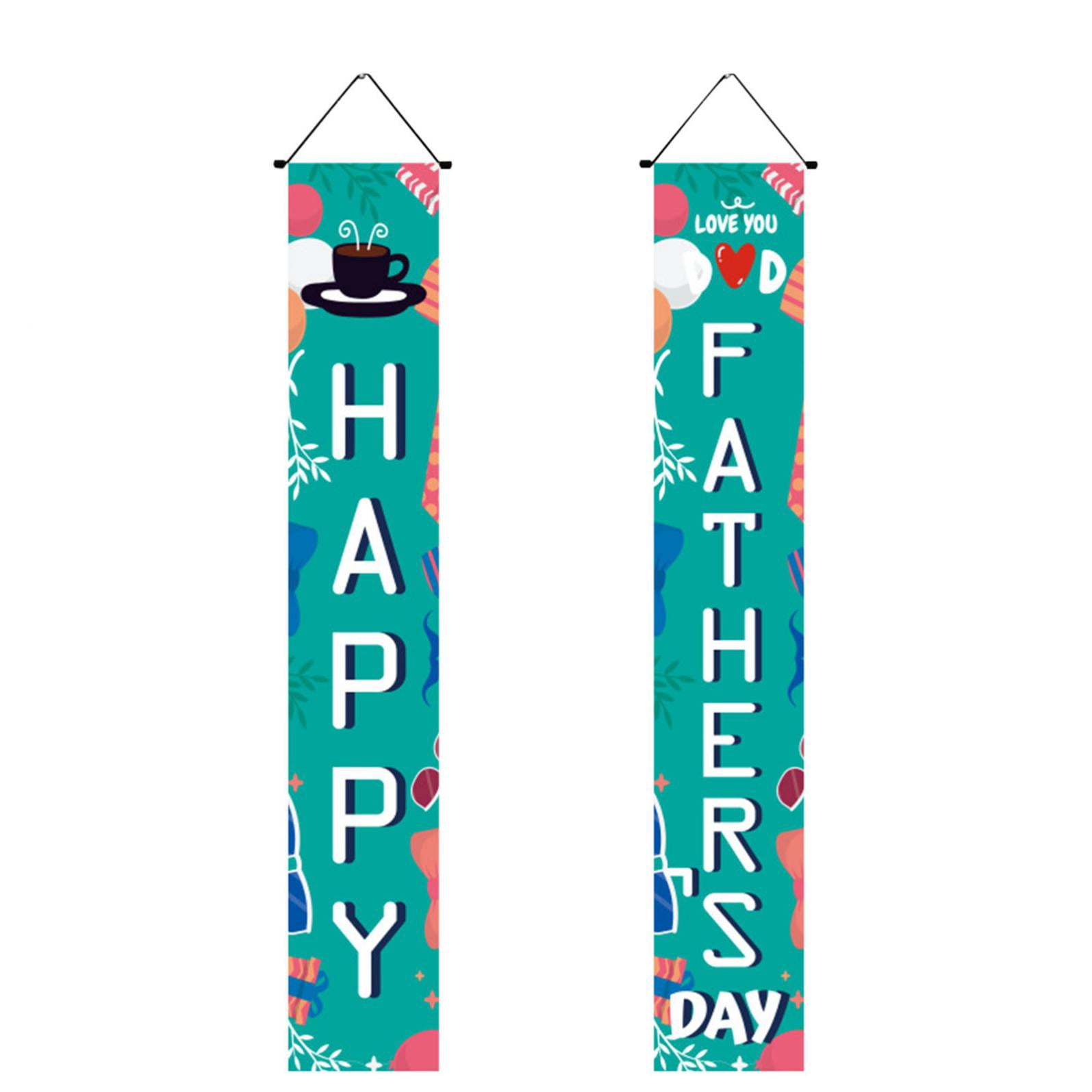 Happy Father's Day Couplets Banner Home Party Decorations Family Party ...