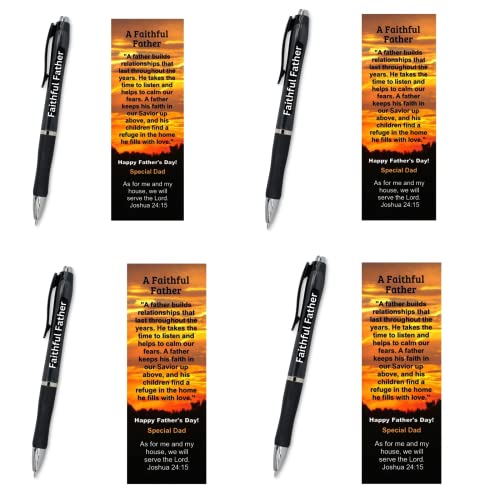 Happy Father's Day Faithful Father Pens and Bookmarks Special Dad ...