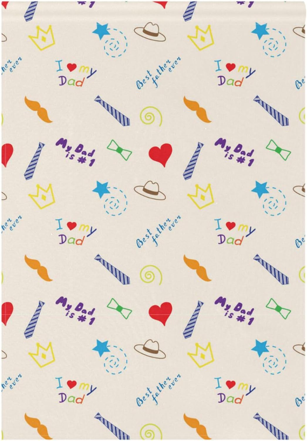 Happy Father''s Day Garden Flag 12 x 18 Double Sided, Cute Fathers Day ...