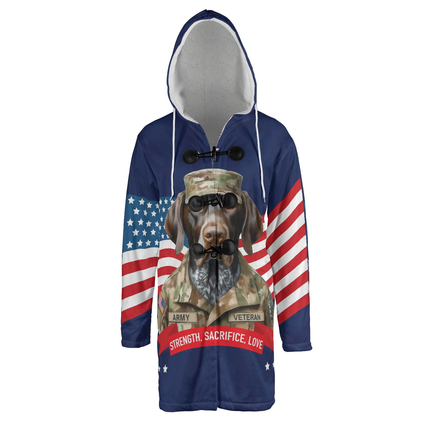 Happy Father's Day Honoring Veterans German Shorthaired Pointer in Army ...