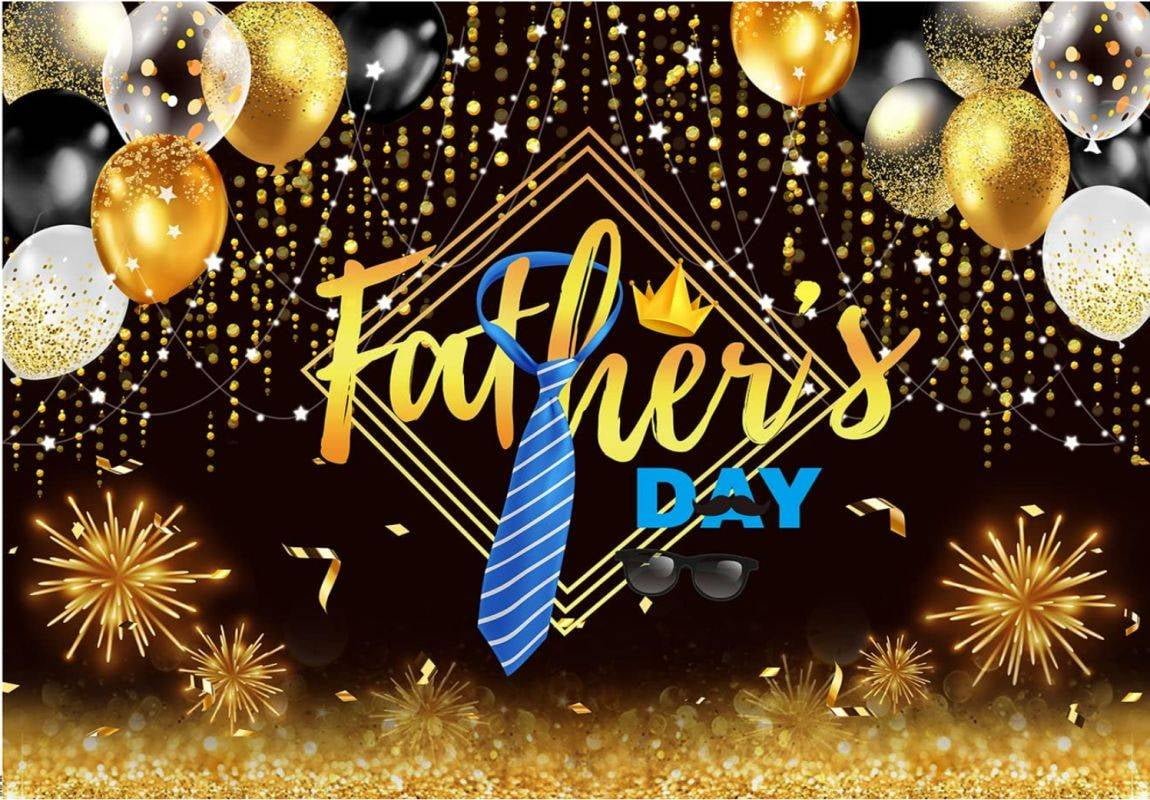 Happy Father's Day Party Backdrop I Love Dad Thank You Daddy Background ...