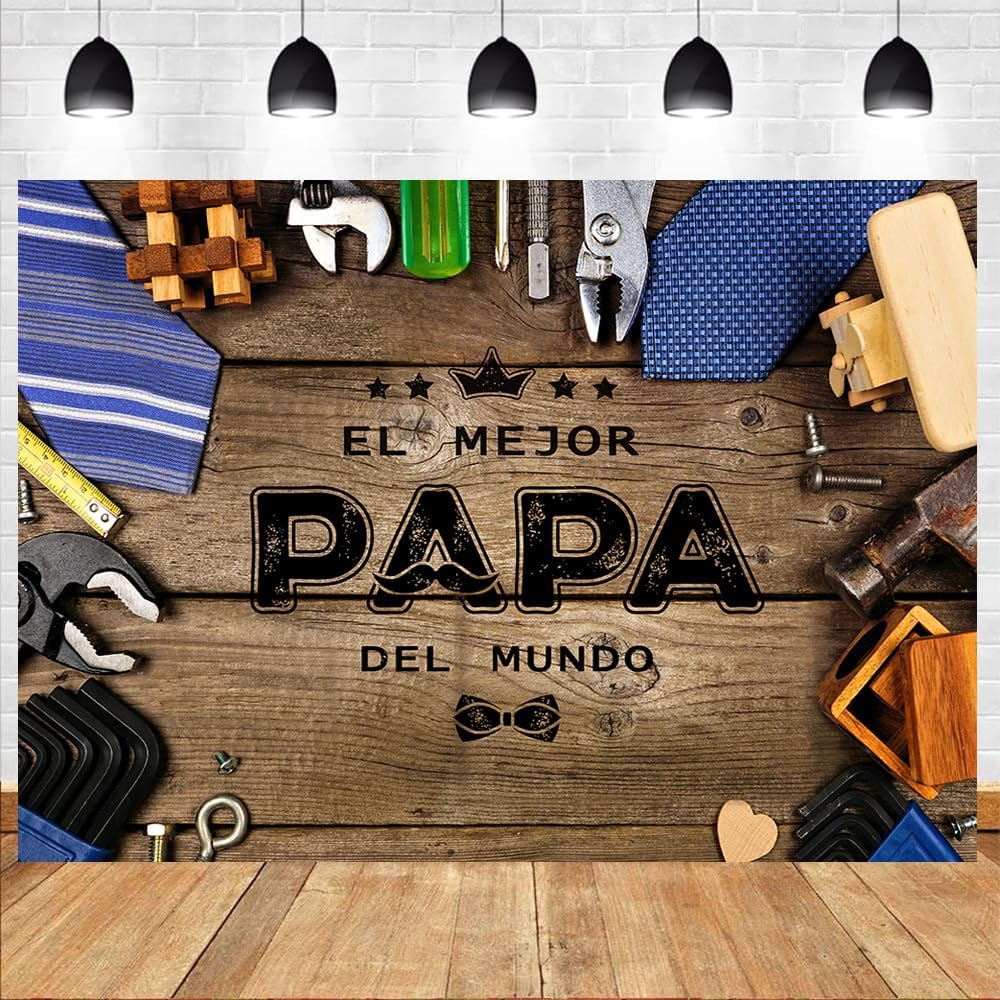 Happy Father's Day Photography Backdrop Te Amo Papá Backdrop Feliz Dia ...