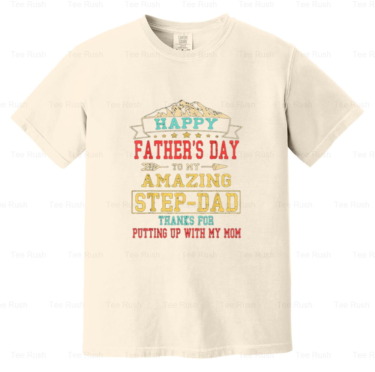 Happy Father's Day Step Dad Daddy Step Father Funny Gift Humor, Family ...
