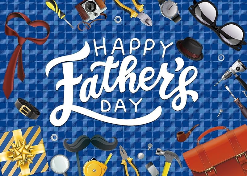 Happy Fathers Day Banner Backdrop Fathers Day Family Party Decorations ...