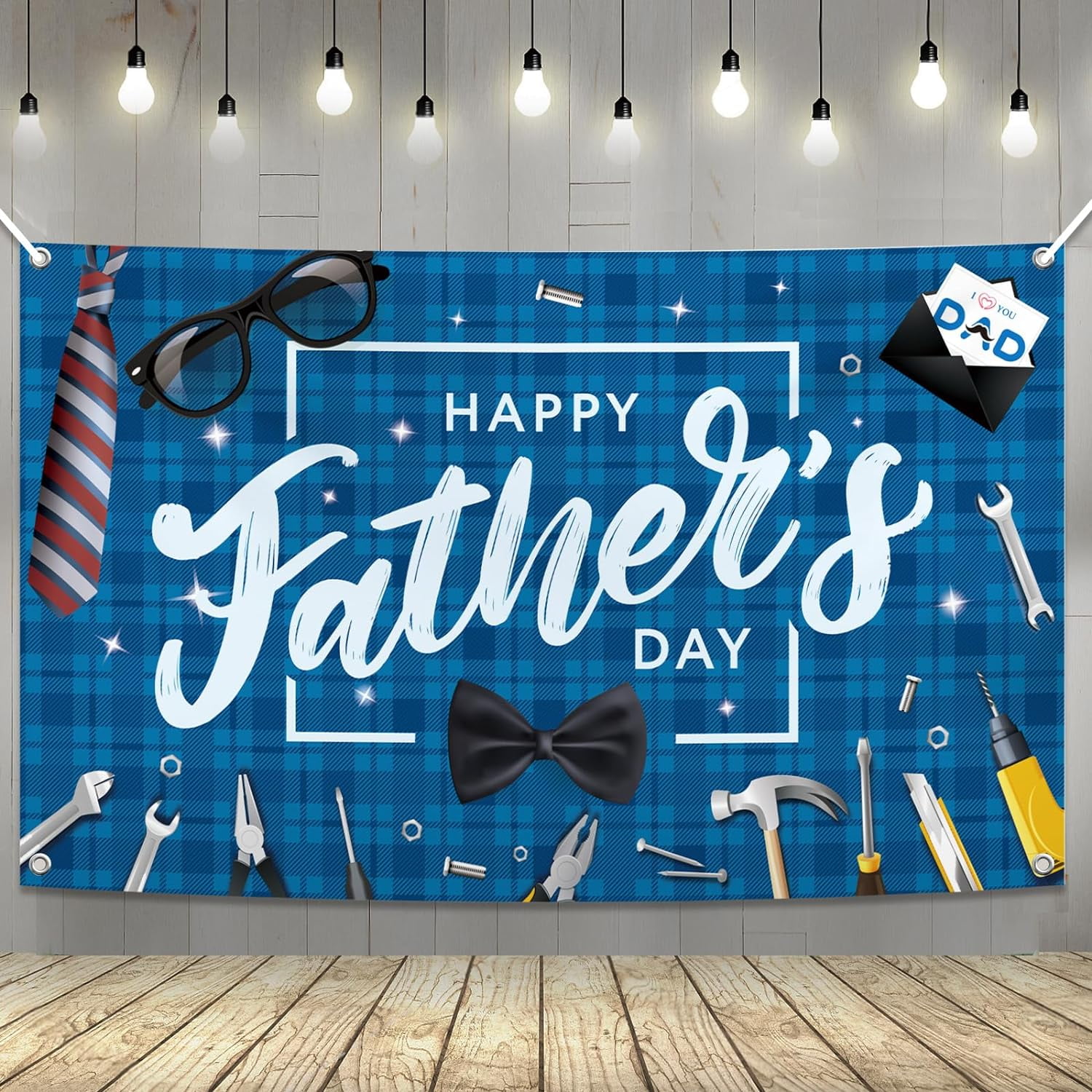 Happy Fathers Day Banner- XtraLarge, 71x47 Inch, Father's Day Banner ...