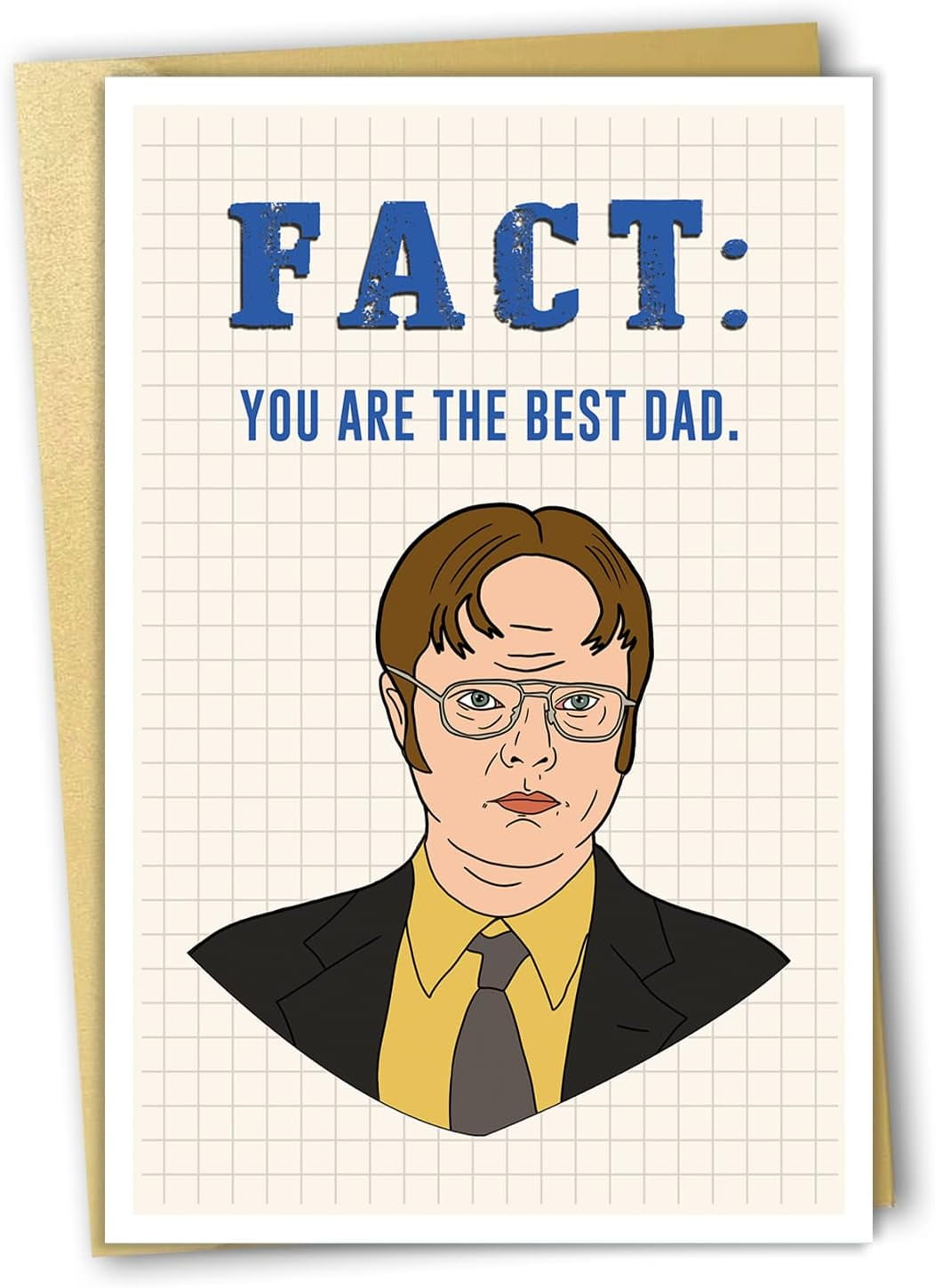 Happy Fathers Day Card, Dwight Father’s Day Card from Son Daughter, The ...