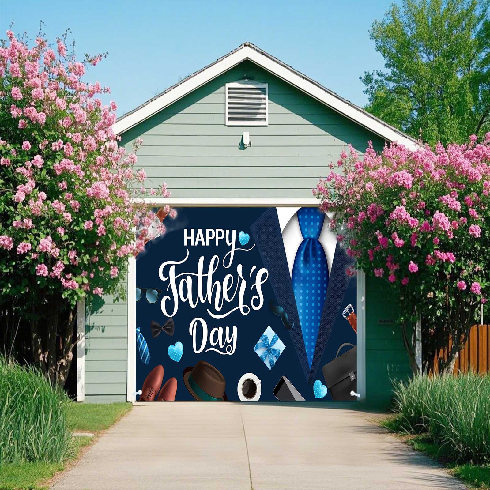 Happy Fathers Day Garage Door Cover Banner Decorations, Father's Day ...