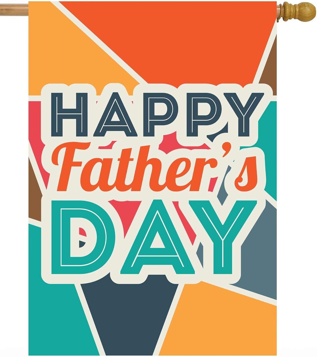 Happy Fathers Day Love Best Great Dad House Flag 28" x 40" Double Sided ...