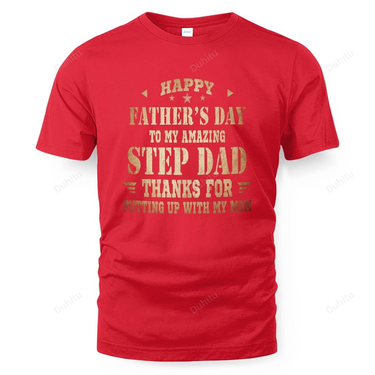 Happy Fathers Day To My Amazing Step Dad Humor Bonus Dad - Walmart.com