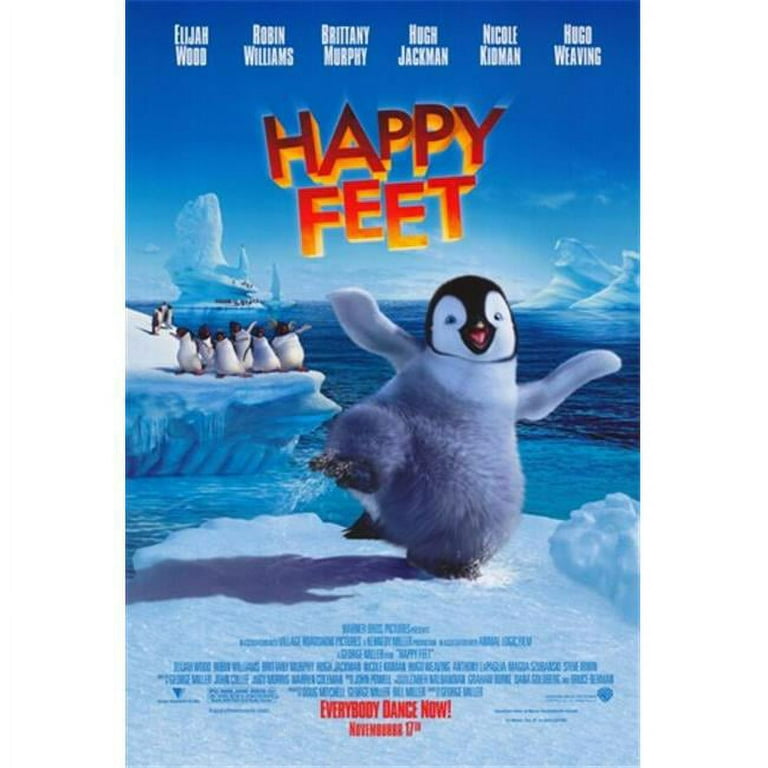 Happy Feet Movie Poster Robin Williams On The Wardrobe For Happy Feet