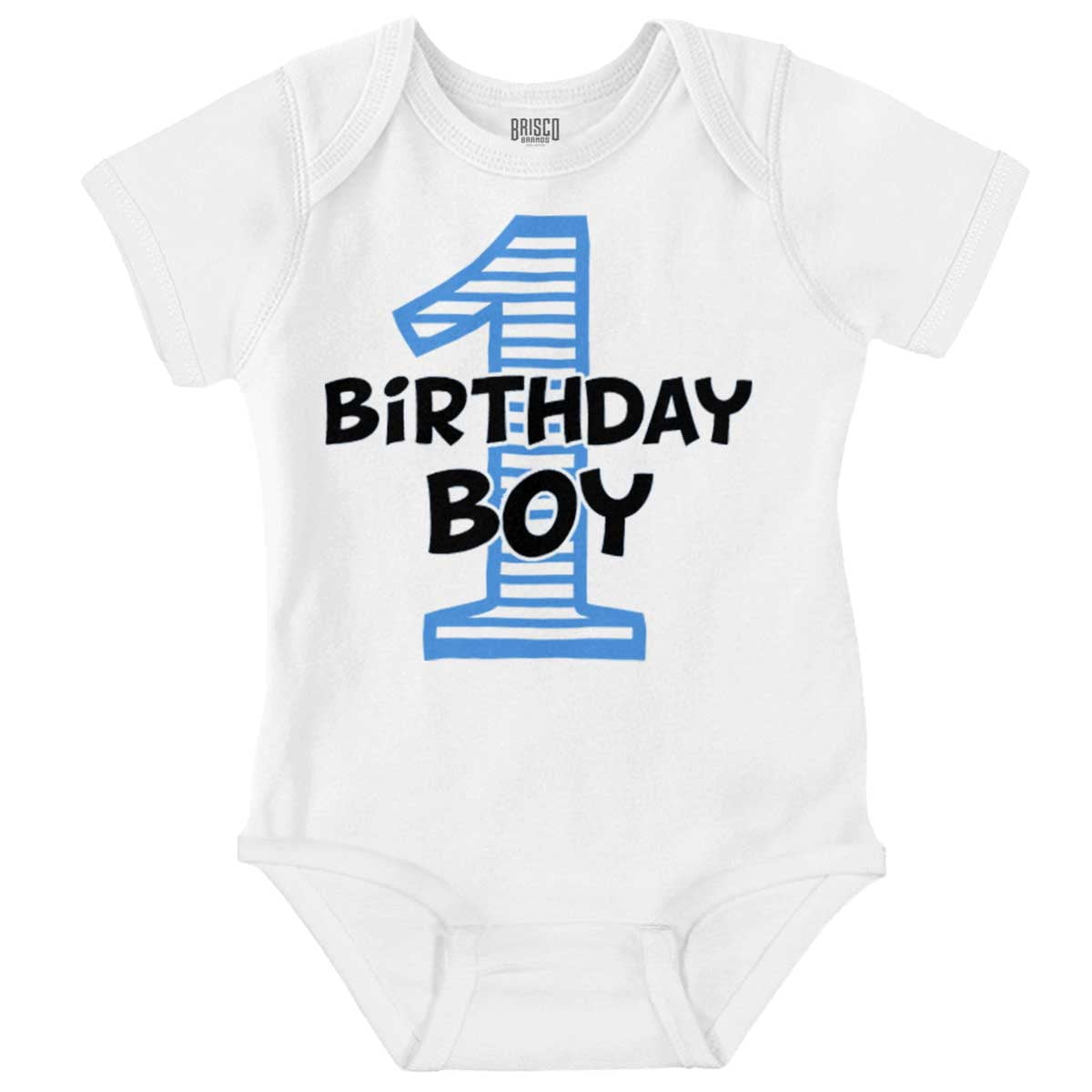 Happy First 1st Birthday Little Guy Bodysuit Jumper Boys Infant Baby ...
