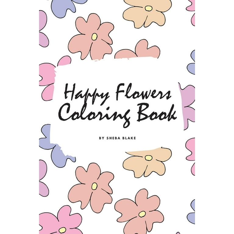 Happy Flower Coloring Pages
