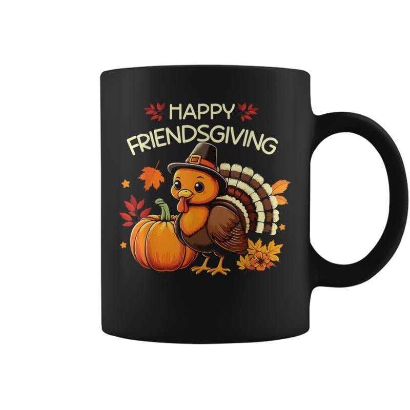 Happy Friendsgiving Squad Thanksgiving 2025 2026 Coffee Mugs - Walmart.com