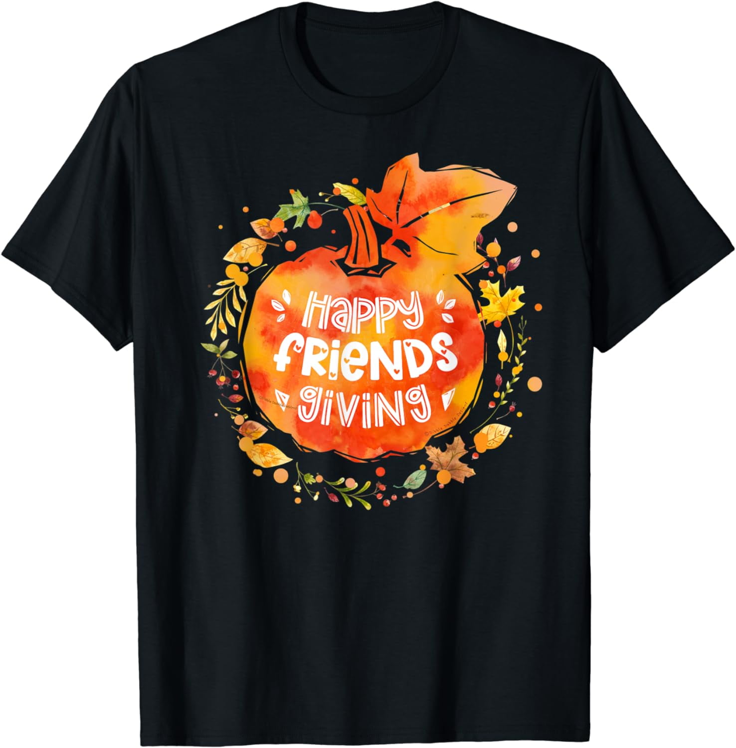 Happy Friendsgiving with Friends T-Shirt - Walmart.com