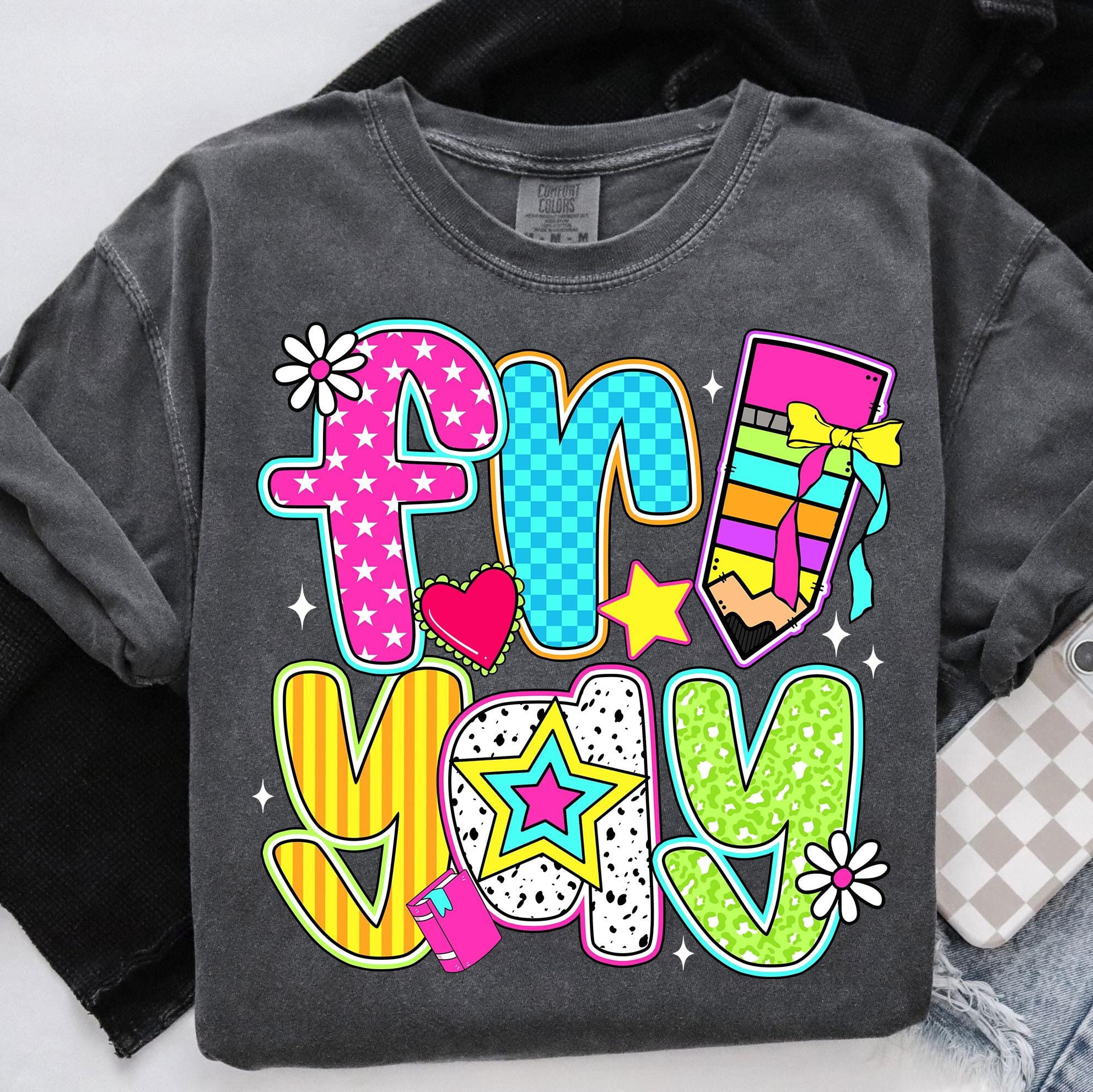 Happy Friyay T - Shirt Preppy Teacher T - Shirt Retro Teacher Life T ...