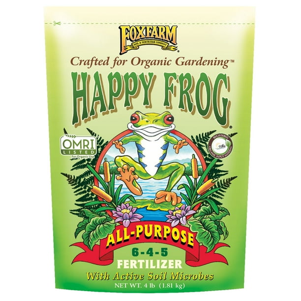 FoxFarm FX14620 Happy Frog Organic Gardening All Purpose Fertilizer, 4 ...