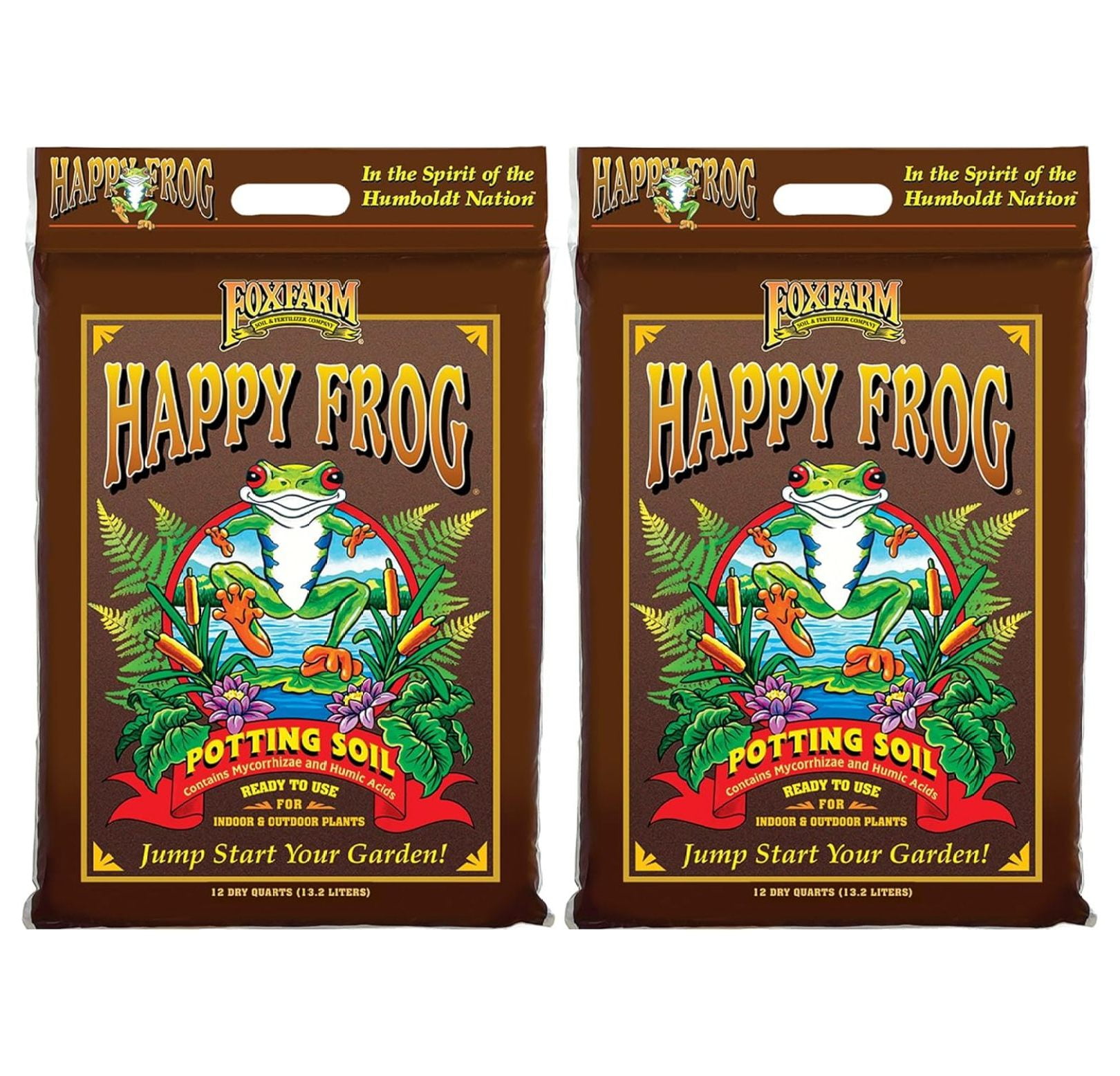 Happy Frog Potting Soil, 12qt – for Indoor/Outdoor Container Plants ...
