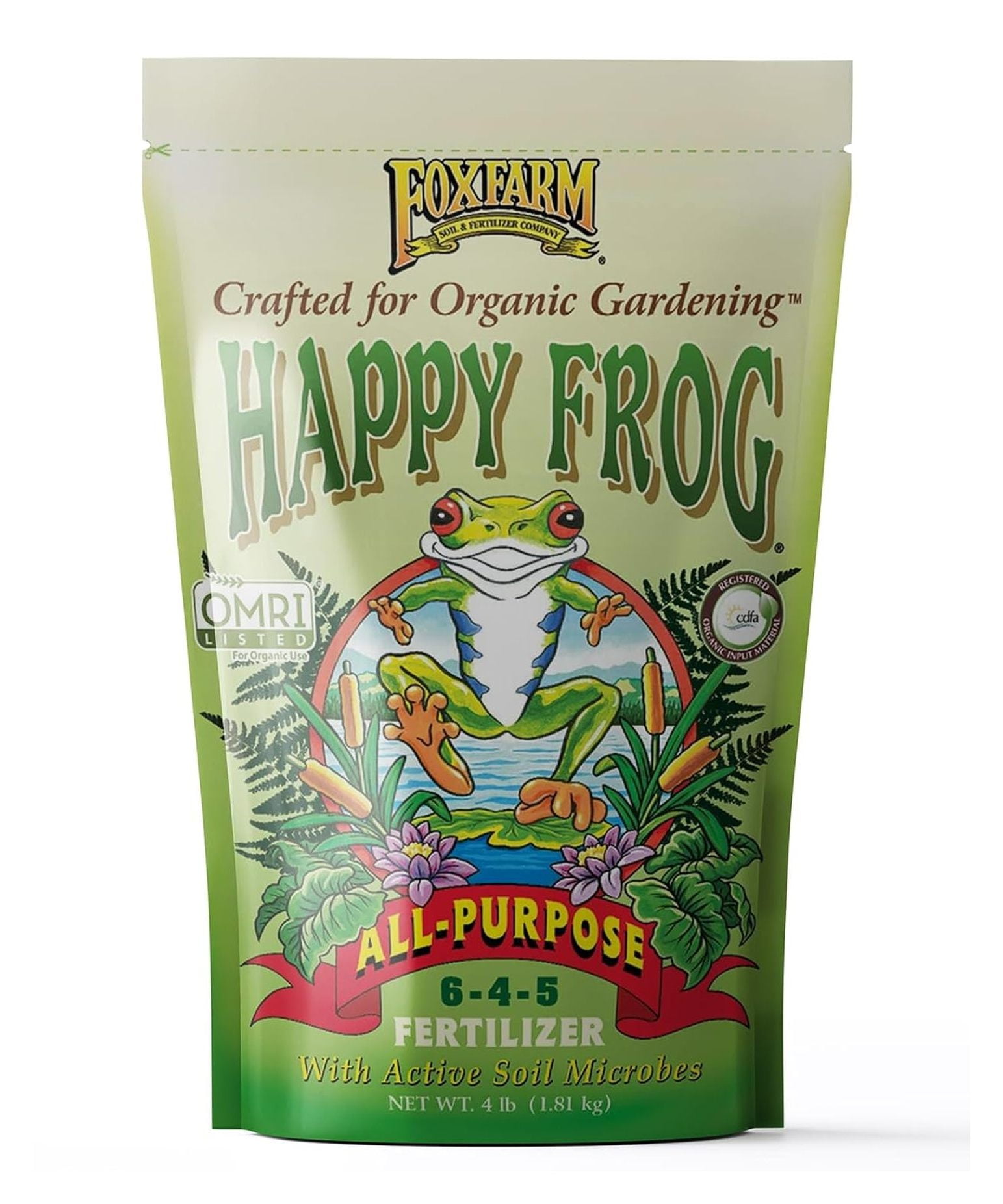 Happy Frog All Purpose Fertilizer - with Active Soil Microbes - Fast ...