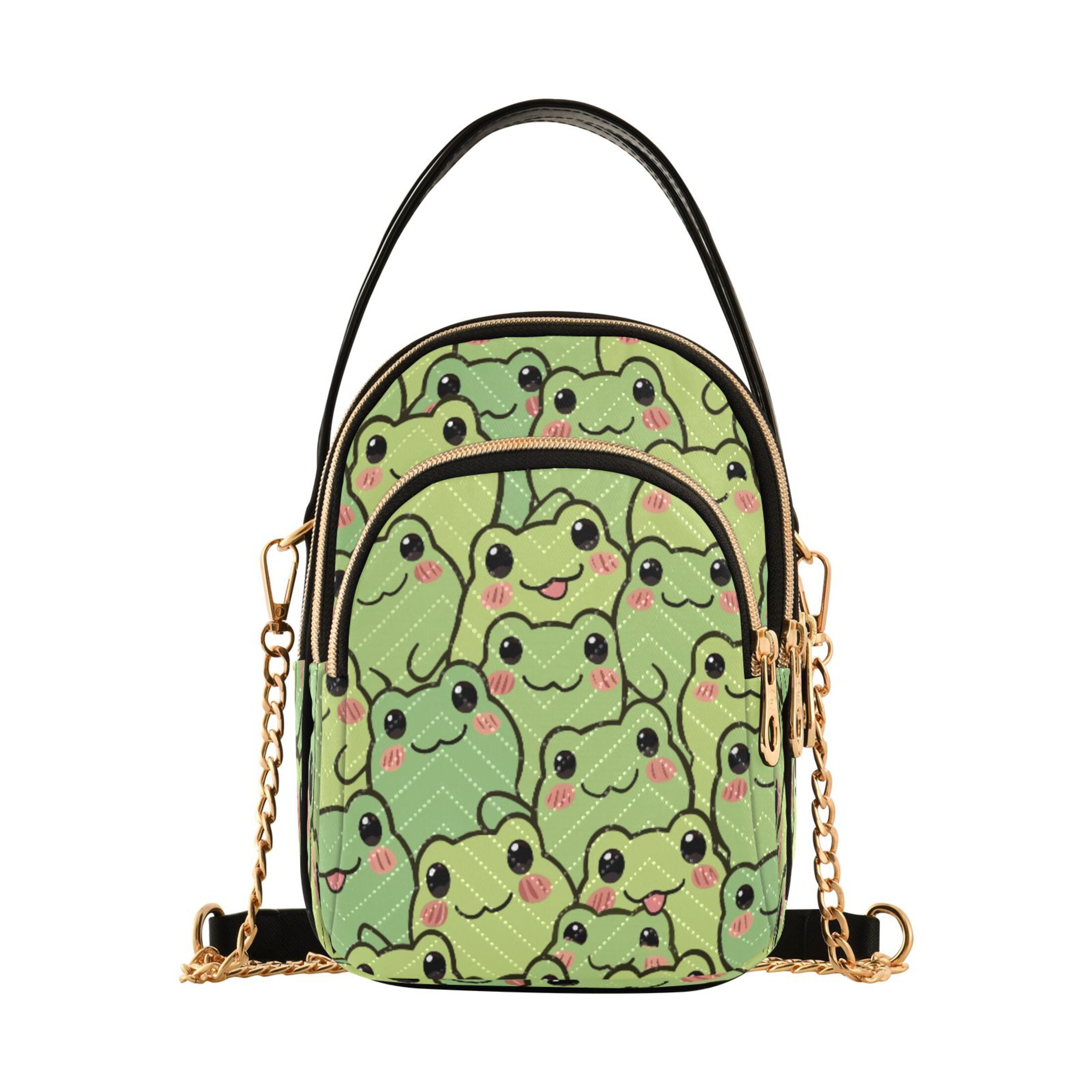 Happy Frogs Women's Crossbody Handbags Leather Crossbody Bags Fanny ...
