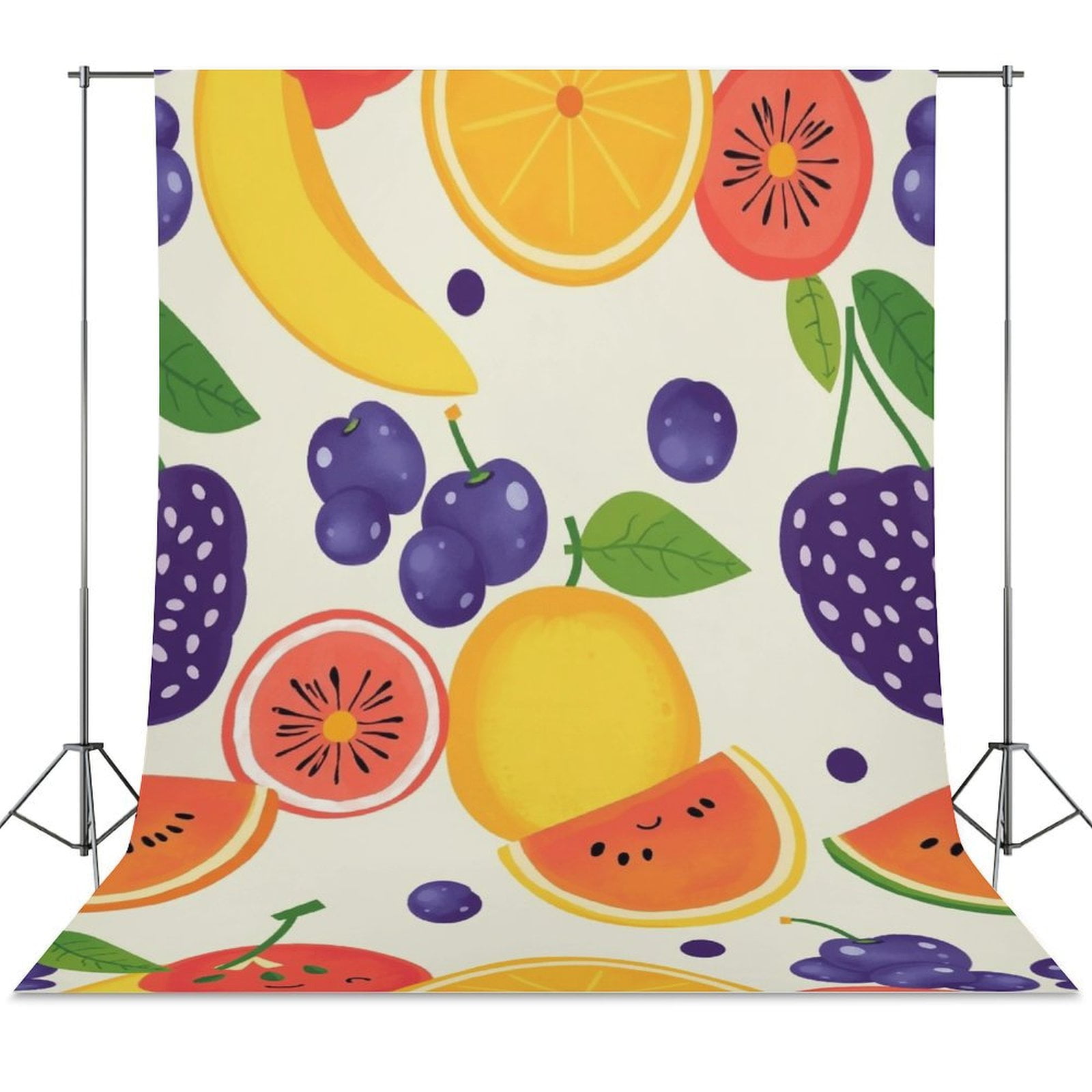 Happy Fruit Pattern Decorations BackdropPortrait Photography Background ...