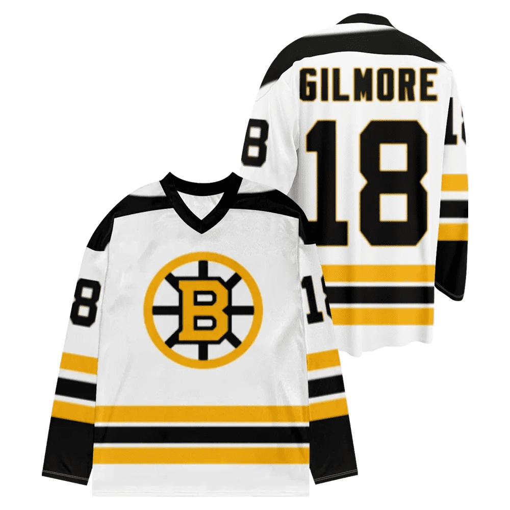 Happy Gilmore 2 Graphic Cosplay Hockey Jersey – Unisex V-Neck Long ...
