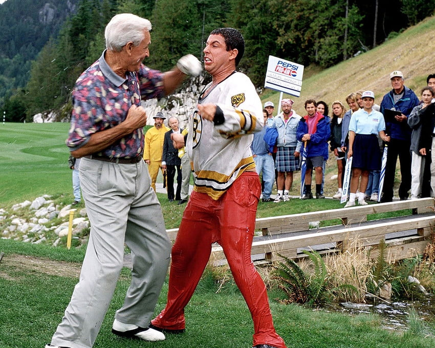 Happy Gilmore Bob Barker Punches Adam Sandler 24x36 Movie Poster Hd