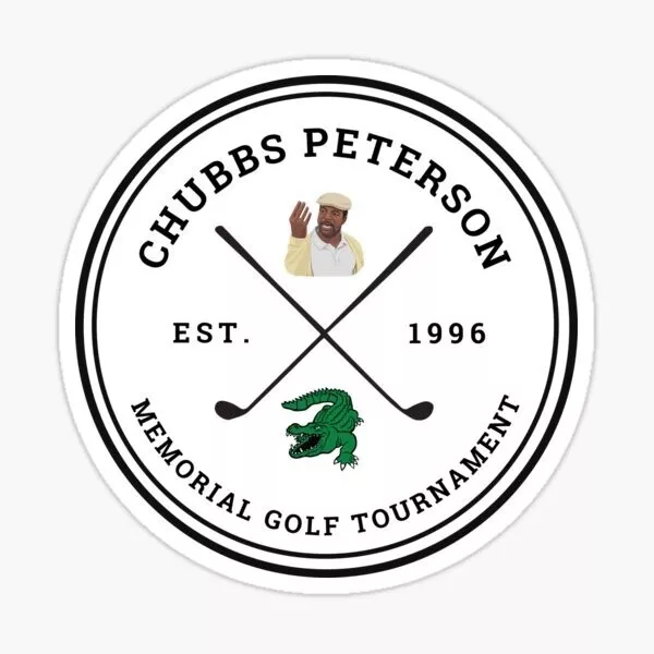 Happy Gilmore Chubbs Peterson Memorial Golf Tournament Sticker Phone ...