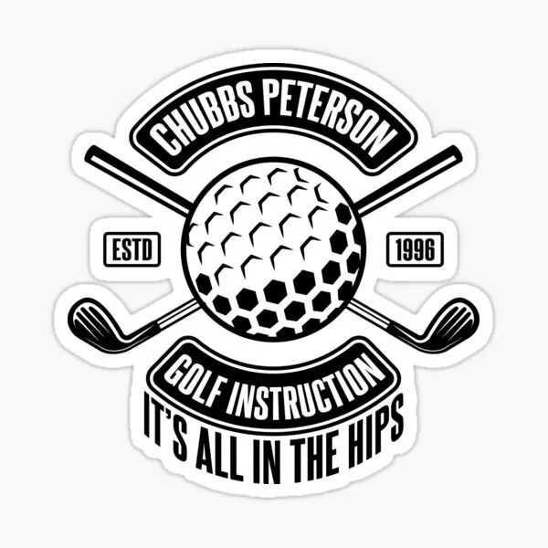 Happy Gilmore Chubbs Peterson Professional Golf Instruction Sticker ...