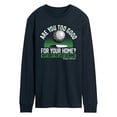 Happy Gilmore - Go Home - Men's Long Sleeve Graphic T-Shirt - Walmart.com
