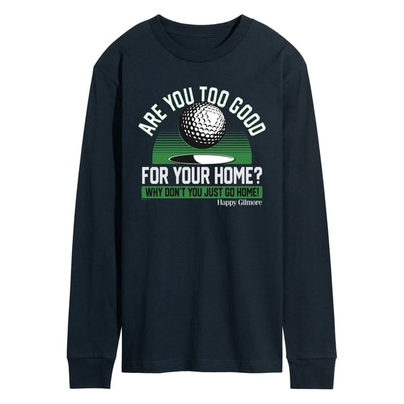 Happy Gilmore - Go Home - Men's Long Sleeve Graphic T-Shirt - Walmart.com
