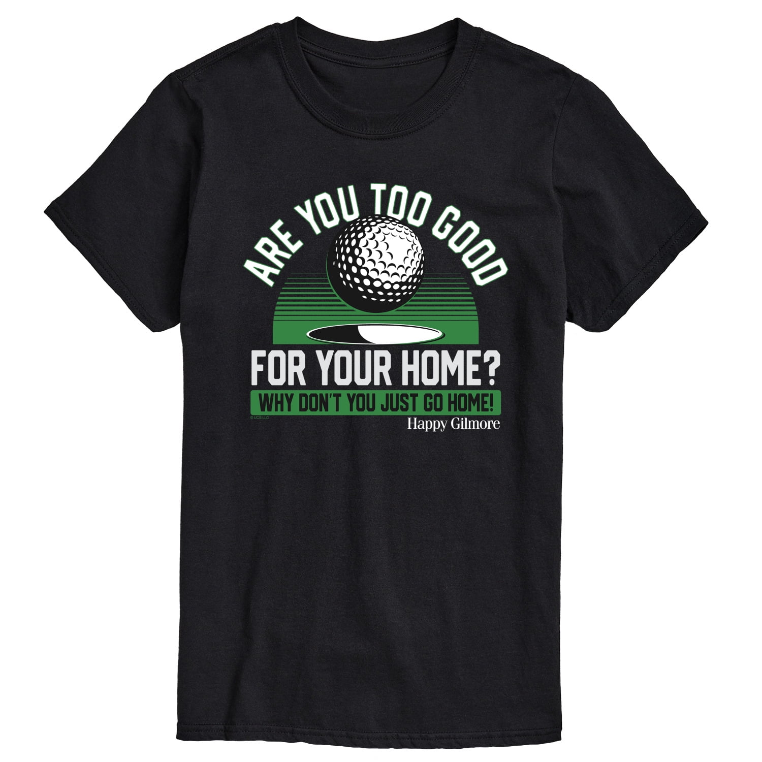 Happy Gilmore - Go Home - Men's Short Sleeve Graphic T-Shirt - Walmart.com