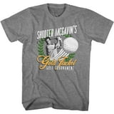Happy Gilmore Gold Jacket Tournament Graphite Heather Adult T-Shirt S ...