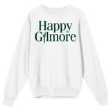 Happy Gilmore Golf Logo Crew Neck Long Sleeve Adult White Sweatshirt ...