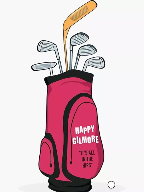 Happy Gilmore It'S All In The Hips Sticker Phone Decal Water Bottle ...