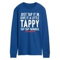 Happy Gilmore - Just Tap It In - Men's Long Sleeve Graphic T-Shirt ...
